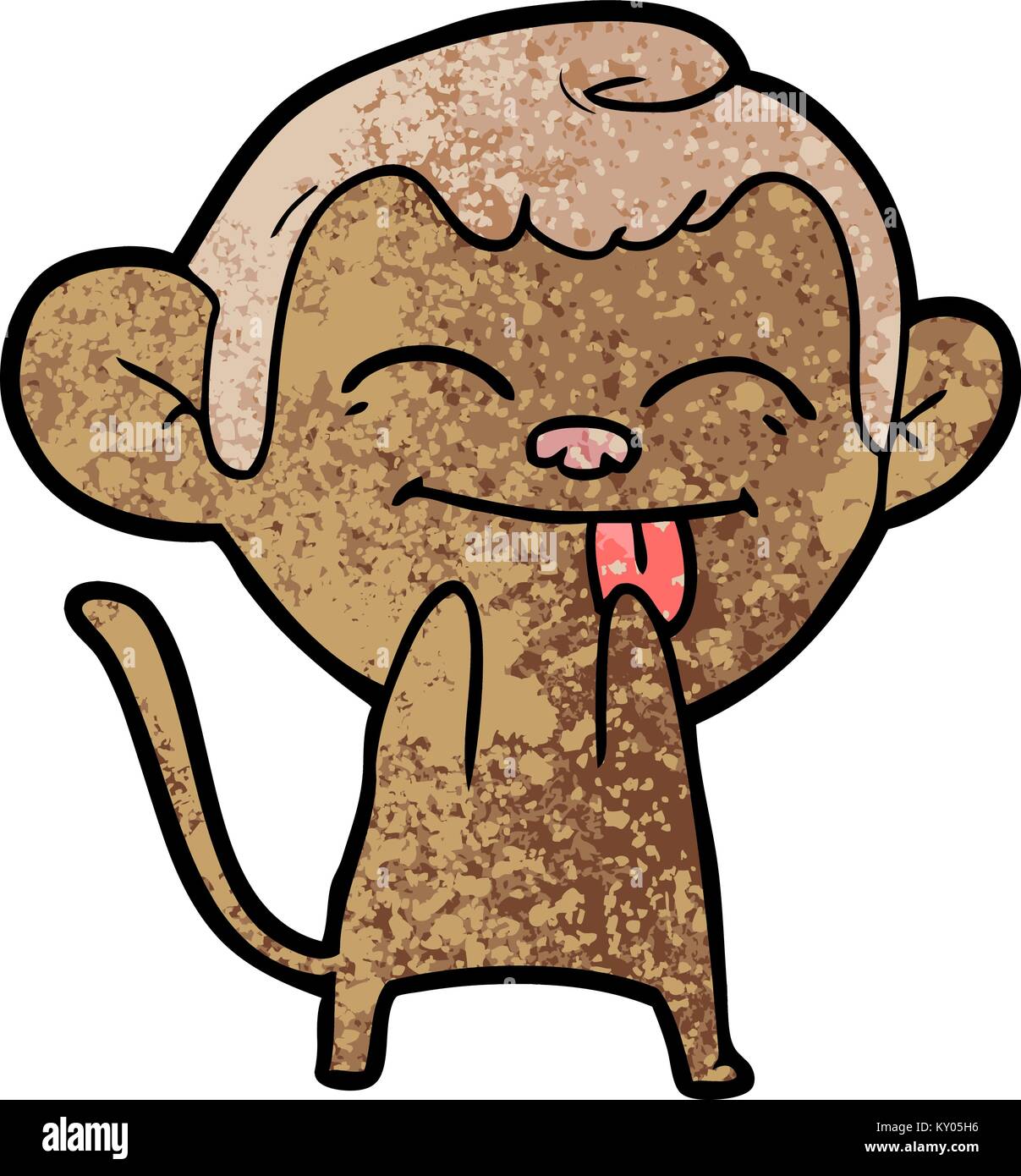 funny cartoon monkey Stock Vector Image & Art - Alamy