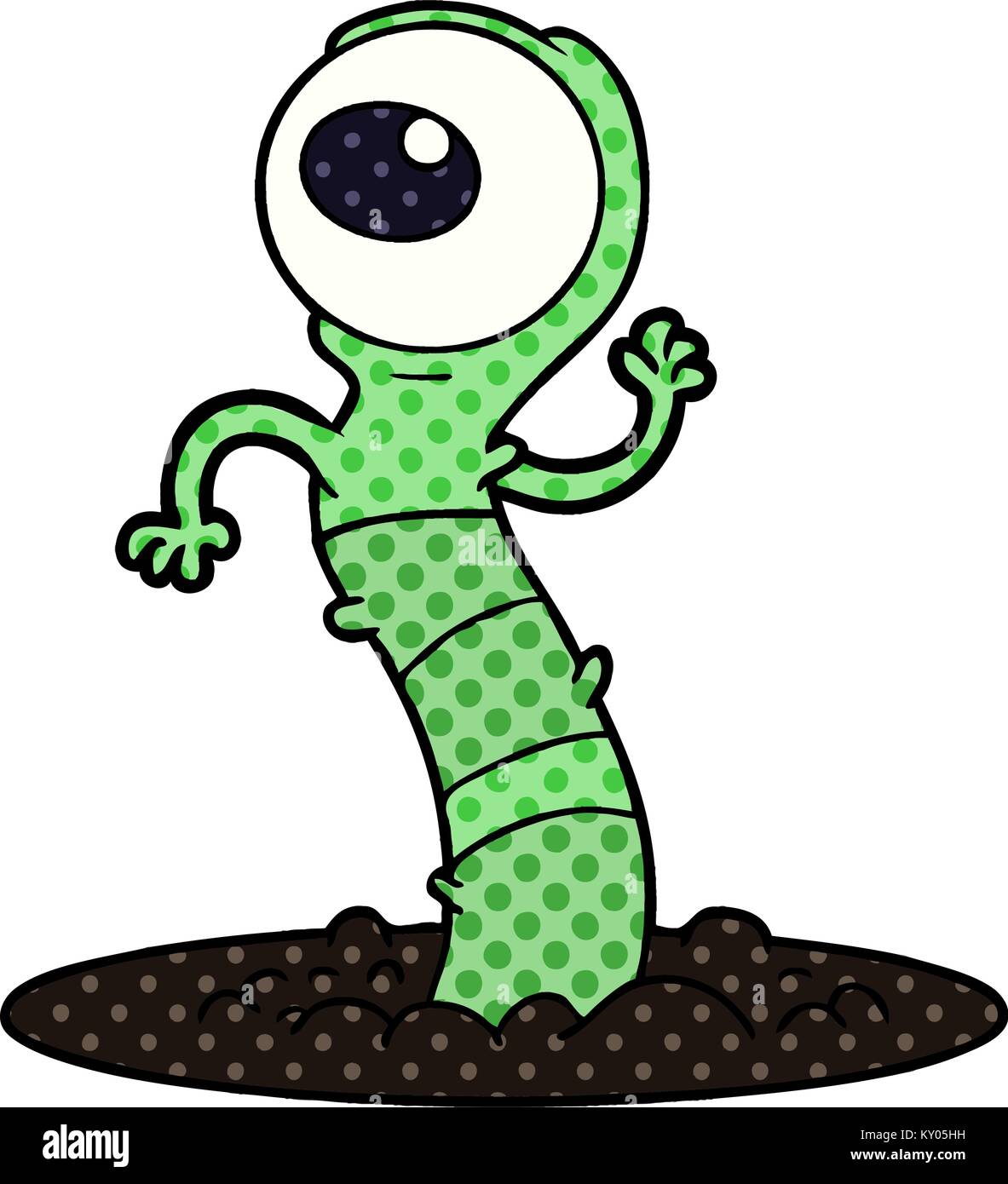 cartoon alien swamp monster Stock Vector Image & Art - Alamy