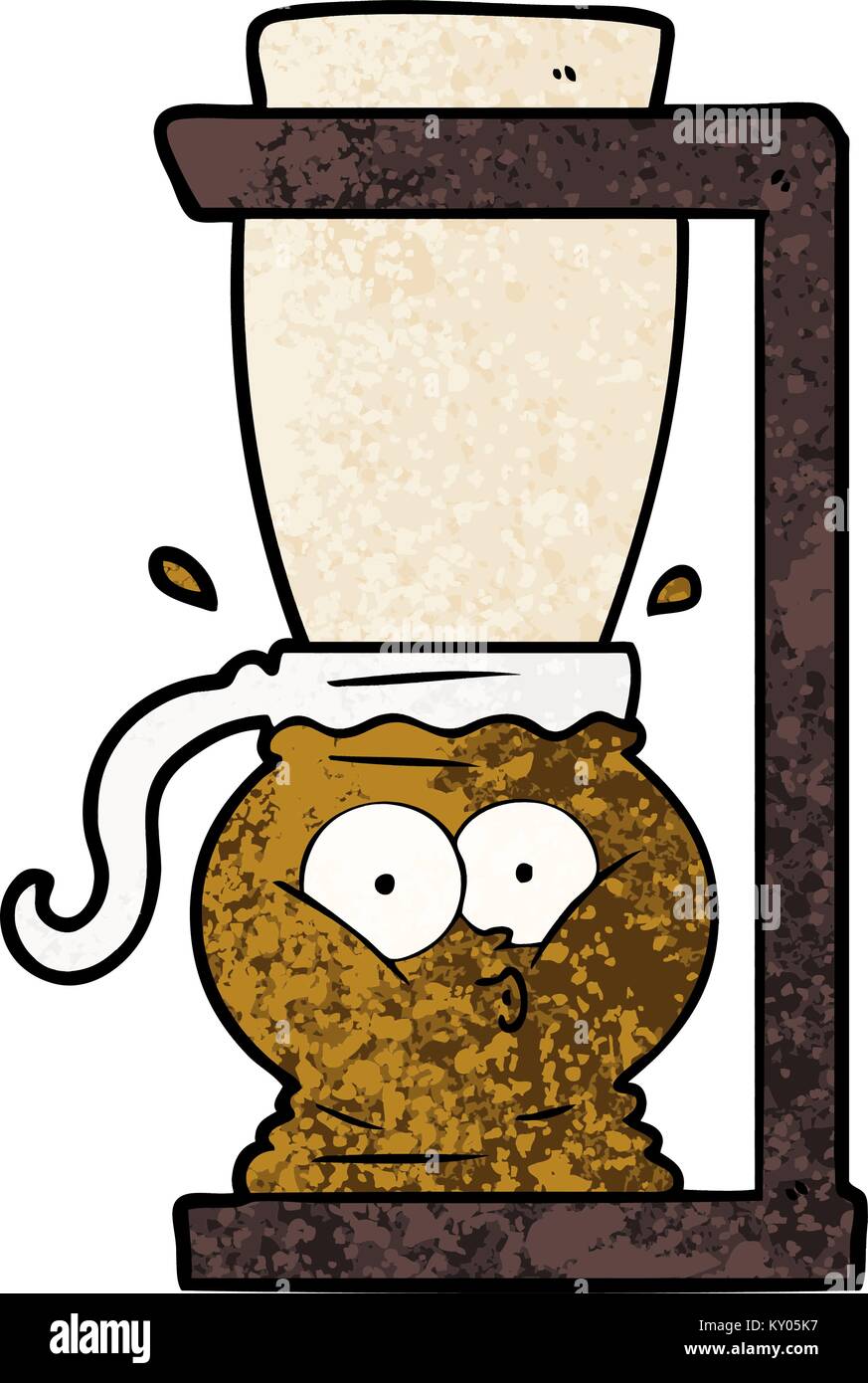 cartoon filter coffee machine Stock Vector Image & Art - Alamy