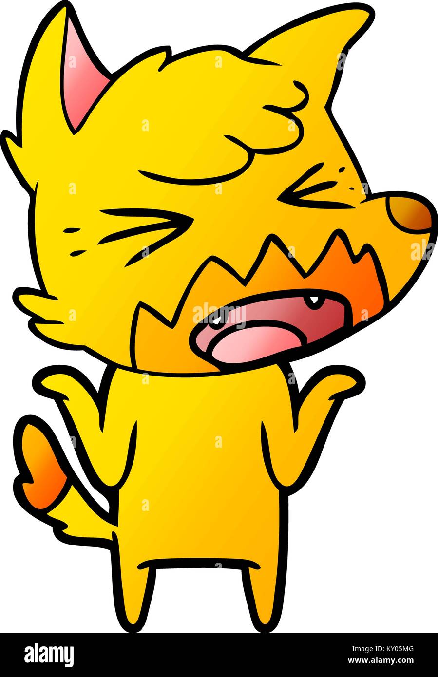 fox cartoon character Stock Vector Image & Art - Alamy