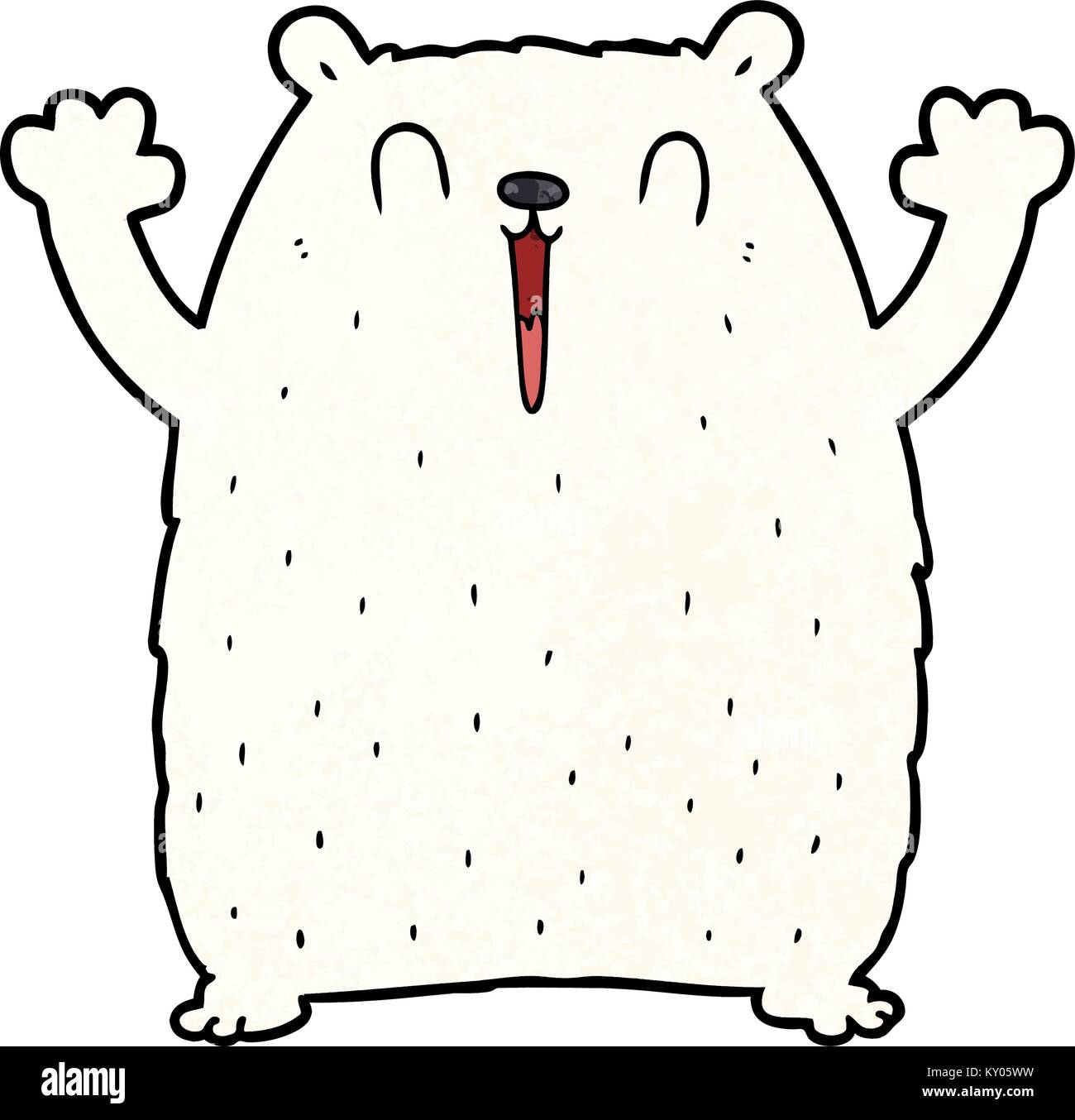 happy polar bear cartoon Stock Vector Image & Art - Alamy