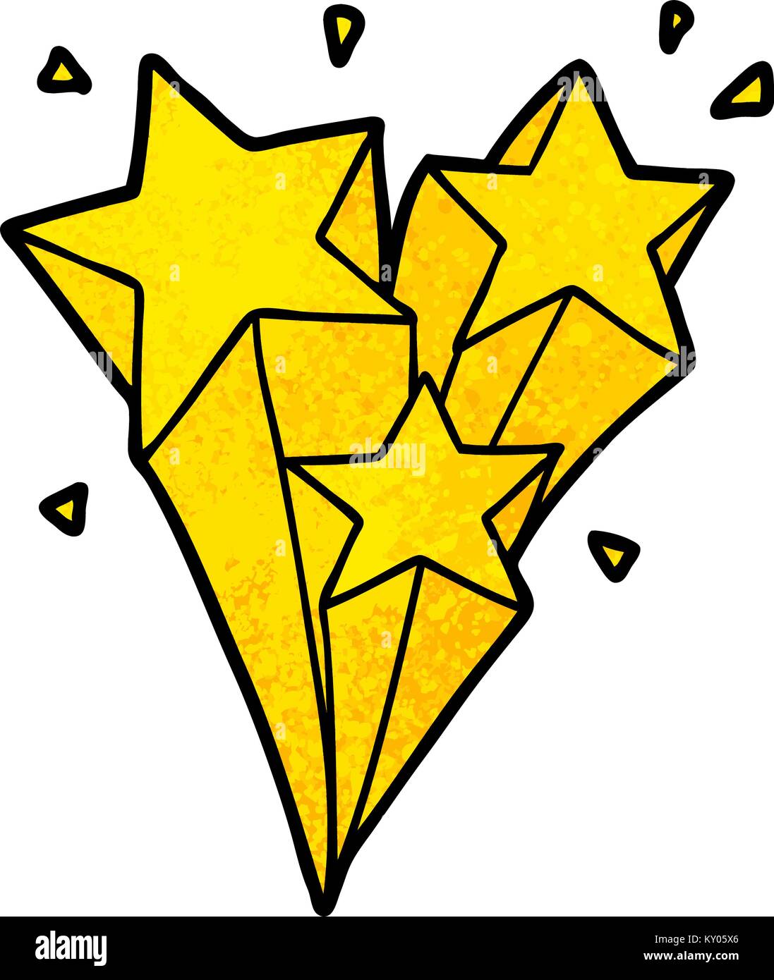 shooting stars cartoon Stock Vector Image & Art - Alamy