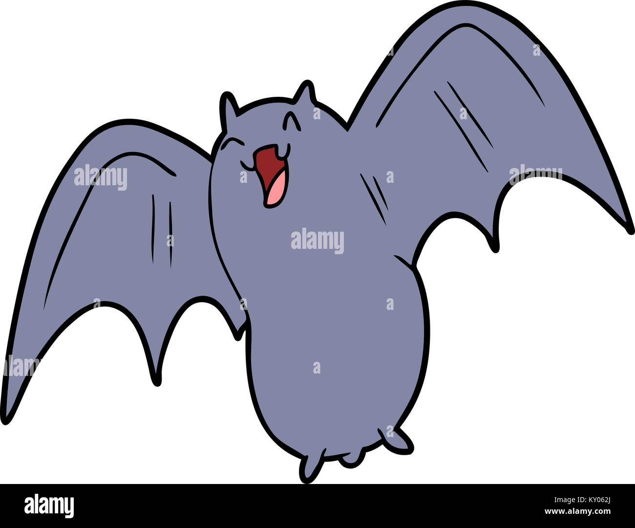 spooky cartoon bat Stock Vector Image & Art - Alamy