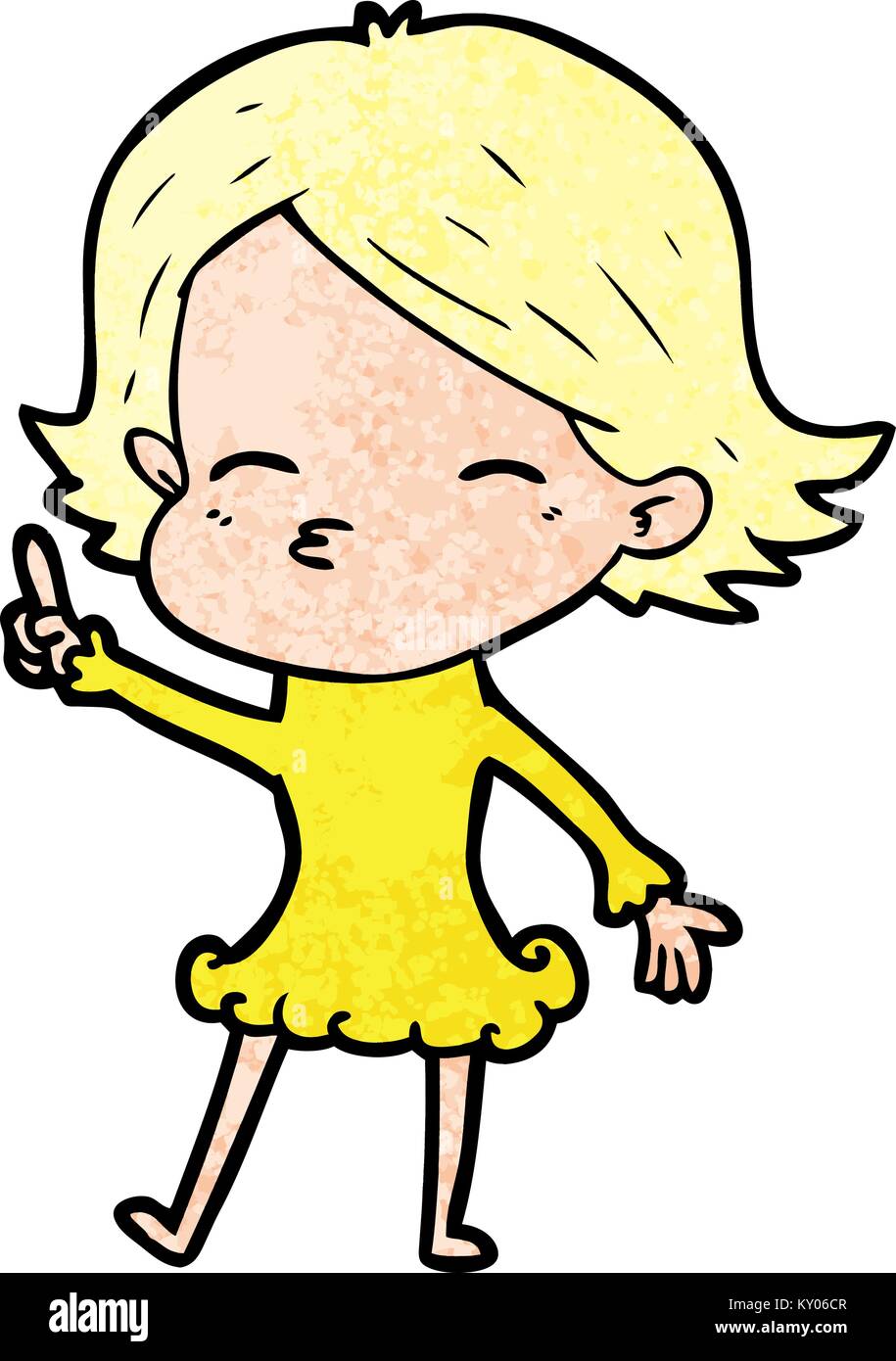 cartoon woman with idea Stock Vector Image & Art - Alamy