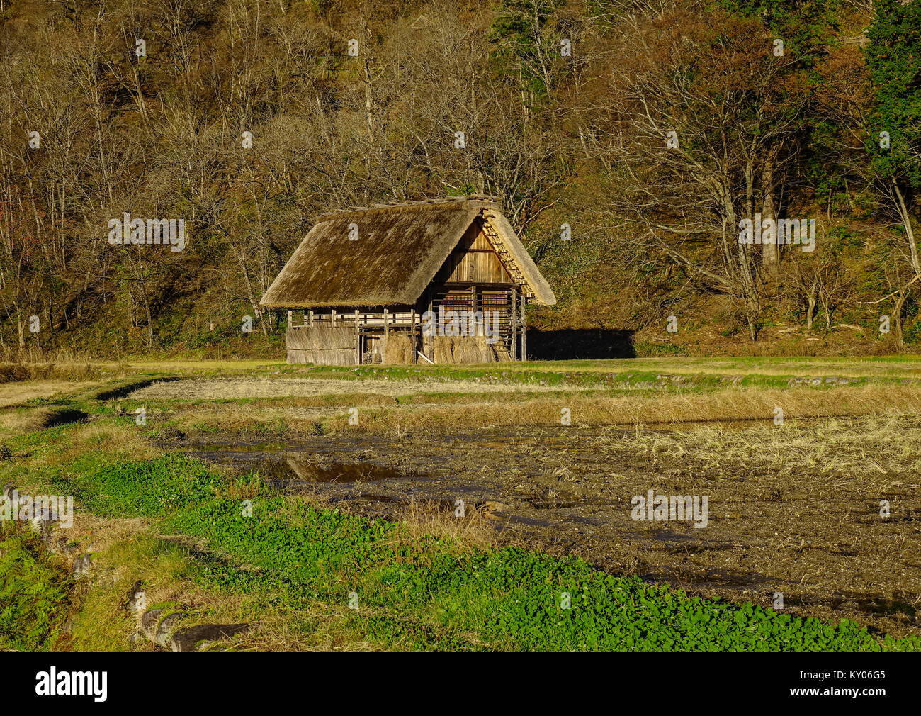 A rural house at Shirakawa-go Historic Village in Gifu, Japan Stock ...