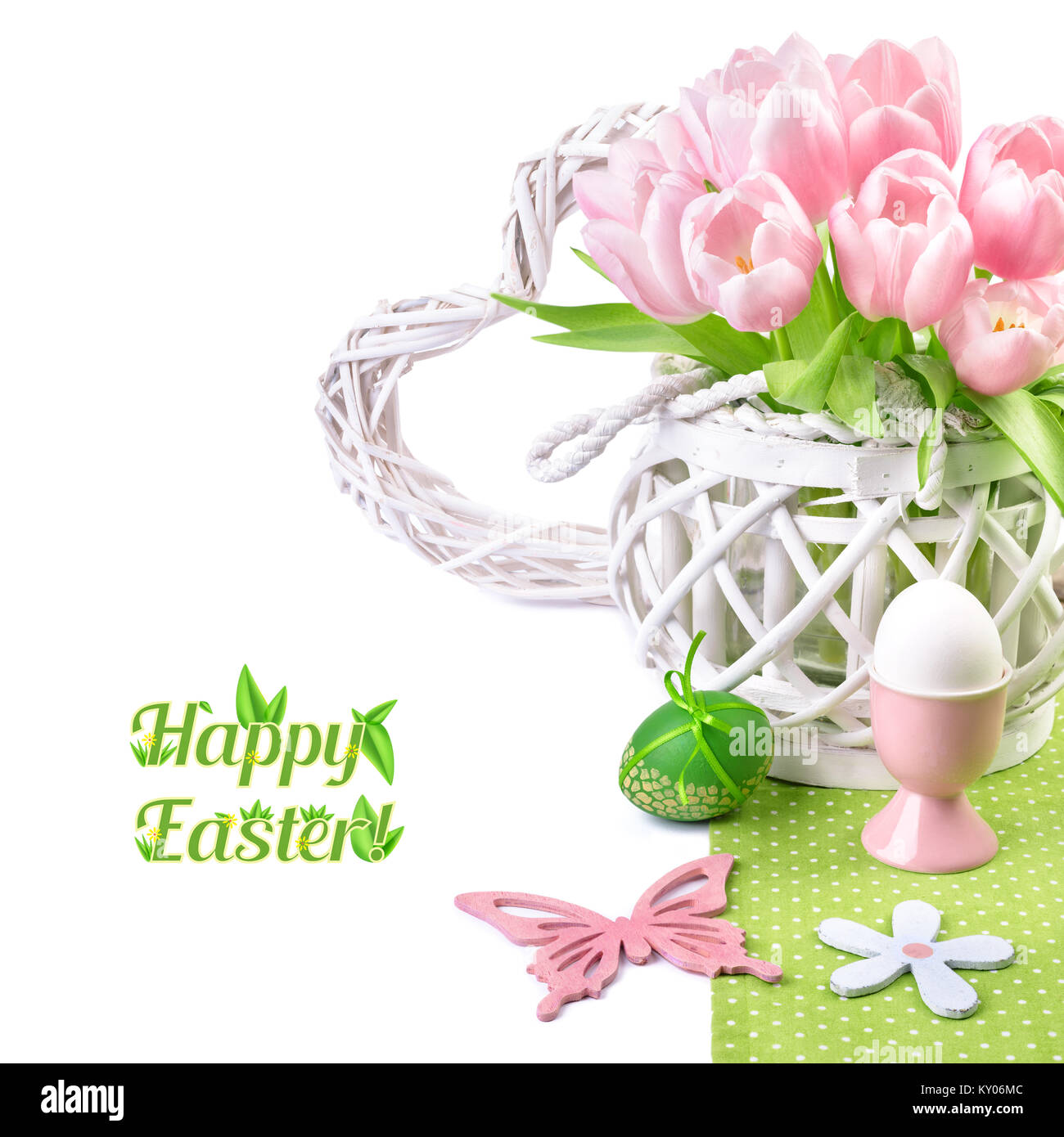 Corner border easter flower hi-res stock photography and images - Alamy