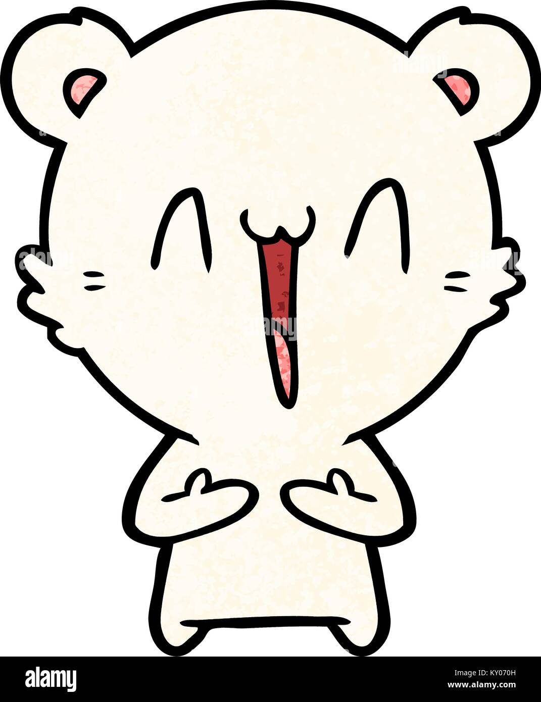 happy polar bear cartoon Stock Vector Image & Art - Alamy