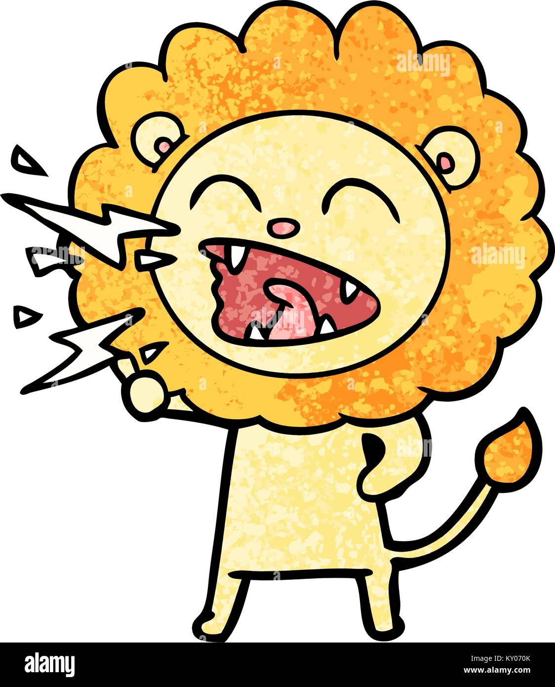 cartoon roaring lion Stock Vector Image & Art - Alamy