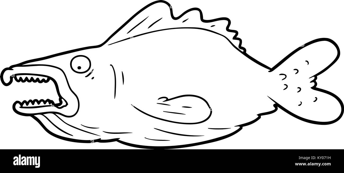 cartoon ugly fish Stock Vector Image & Art - Alamy