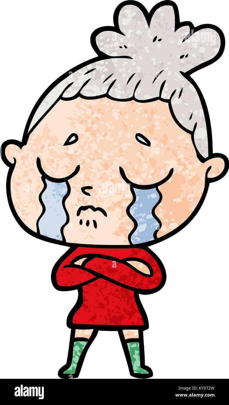 cartoon crying woman Stock Vector Image & Art - Alamy