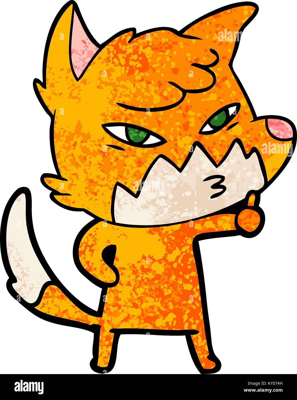 clever cartoon fox Stock Vector Image & Art - Alamy