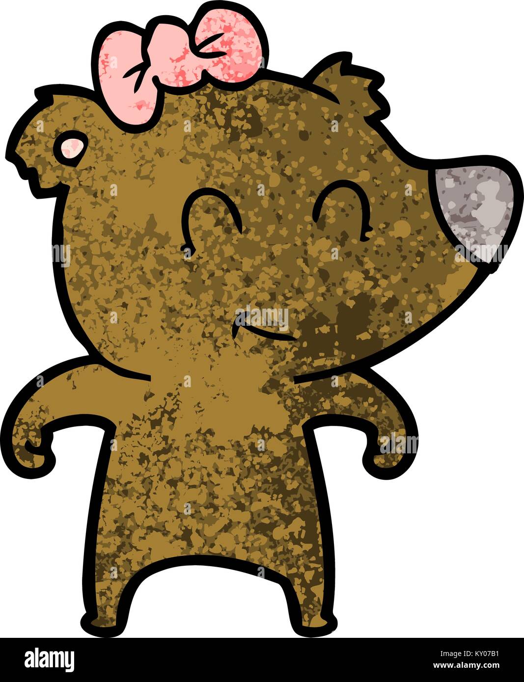 female bear cartoon Stock Vector Image & Art - Alamy