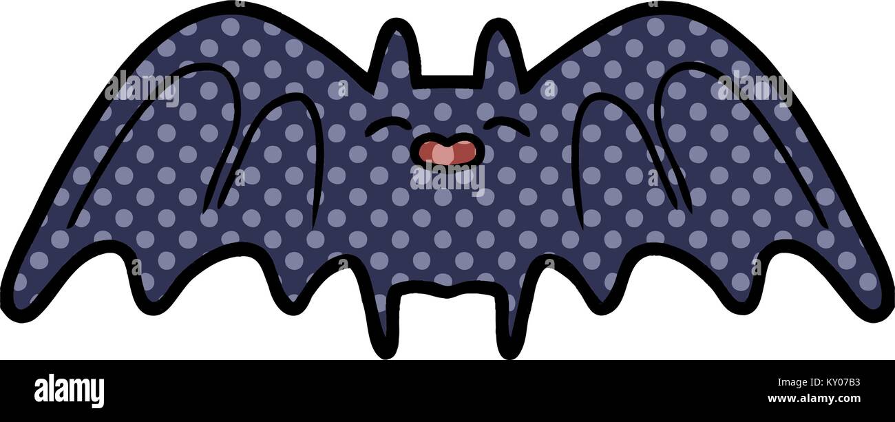 spooky cartoon bat Stock Vector Image & Art - Alamy