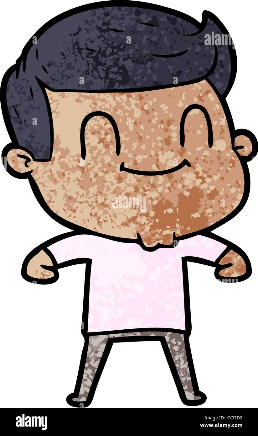 cartoon friendly man Stock Vector Image & Art - Alamy