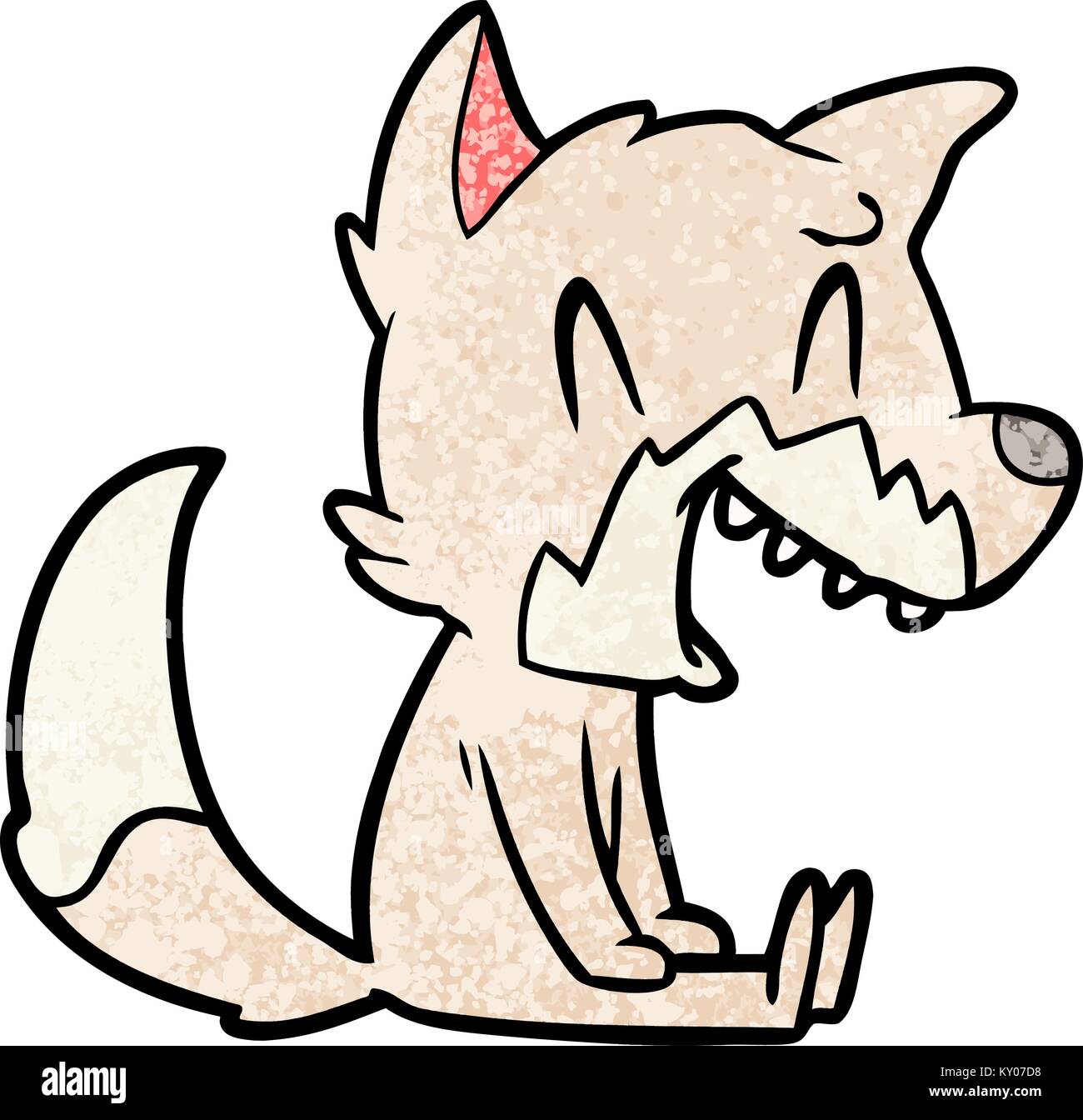 laughing fox cartoon Stock Vector Image & Art - Alamy