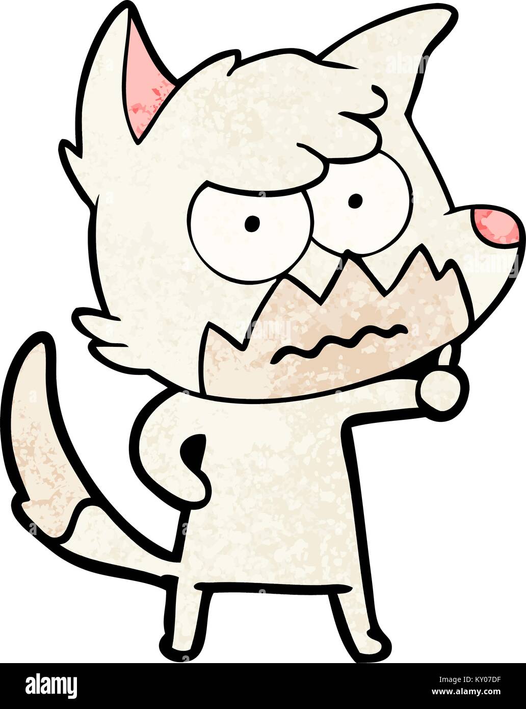 cartoon annoyed fox Stock Vector Image & Art - Alamy