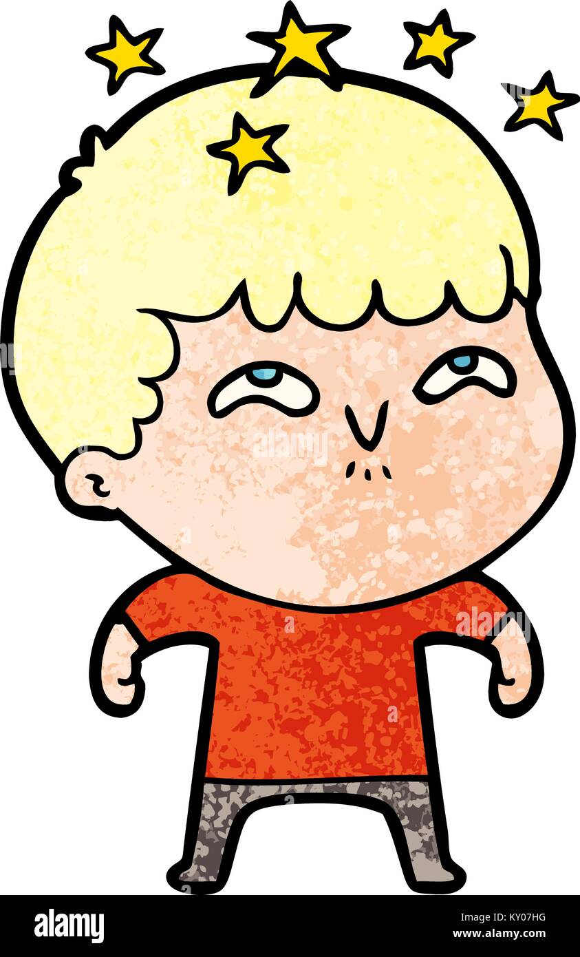 cartoon amazed boy Stock Vector Image & Art - Alamy