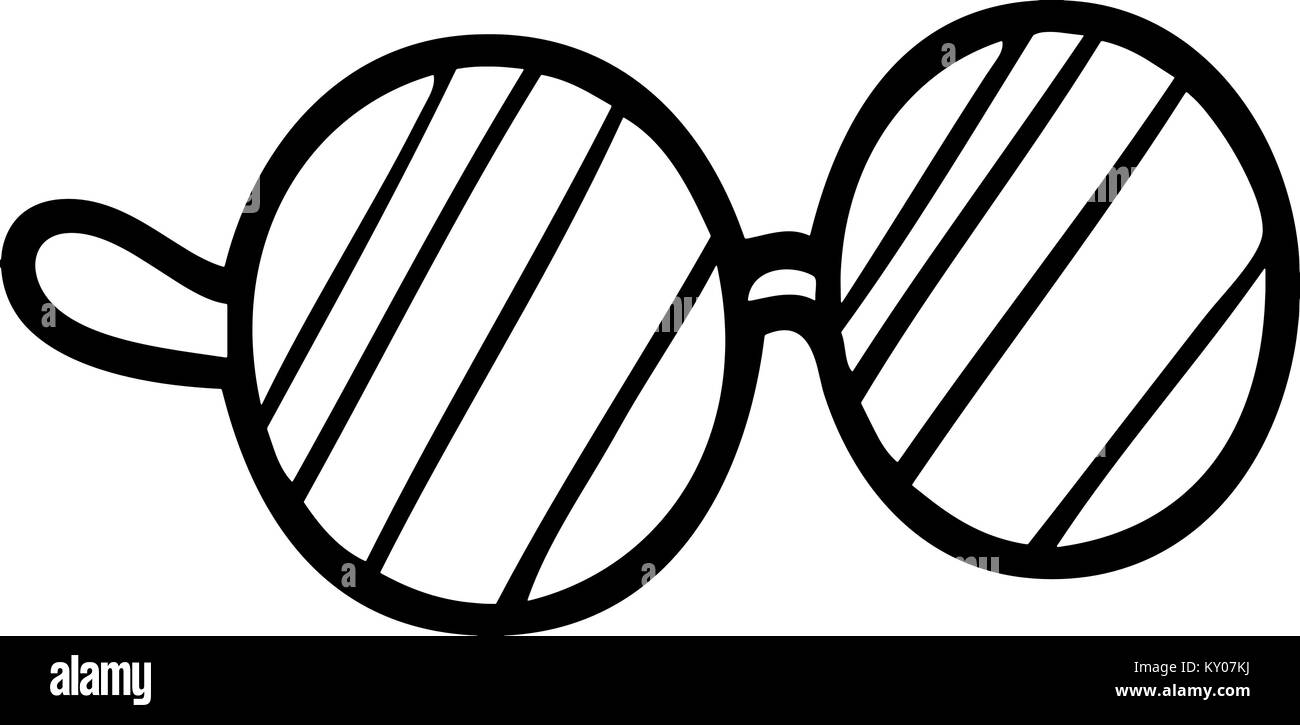 Spectacles cartoon Black and White Stock Photos & Images - Alamy