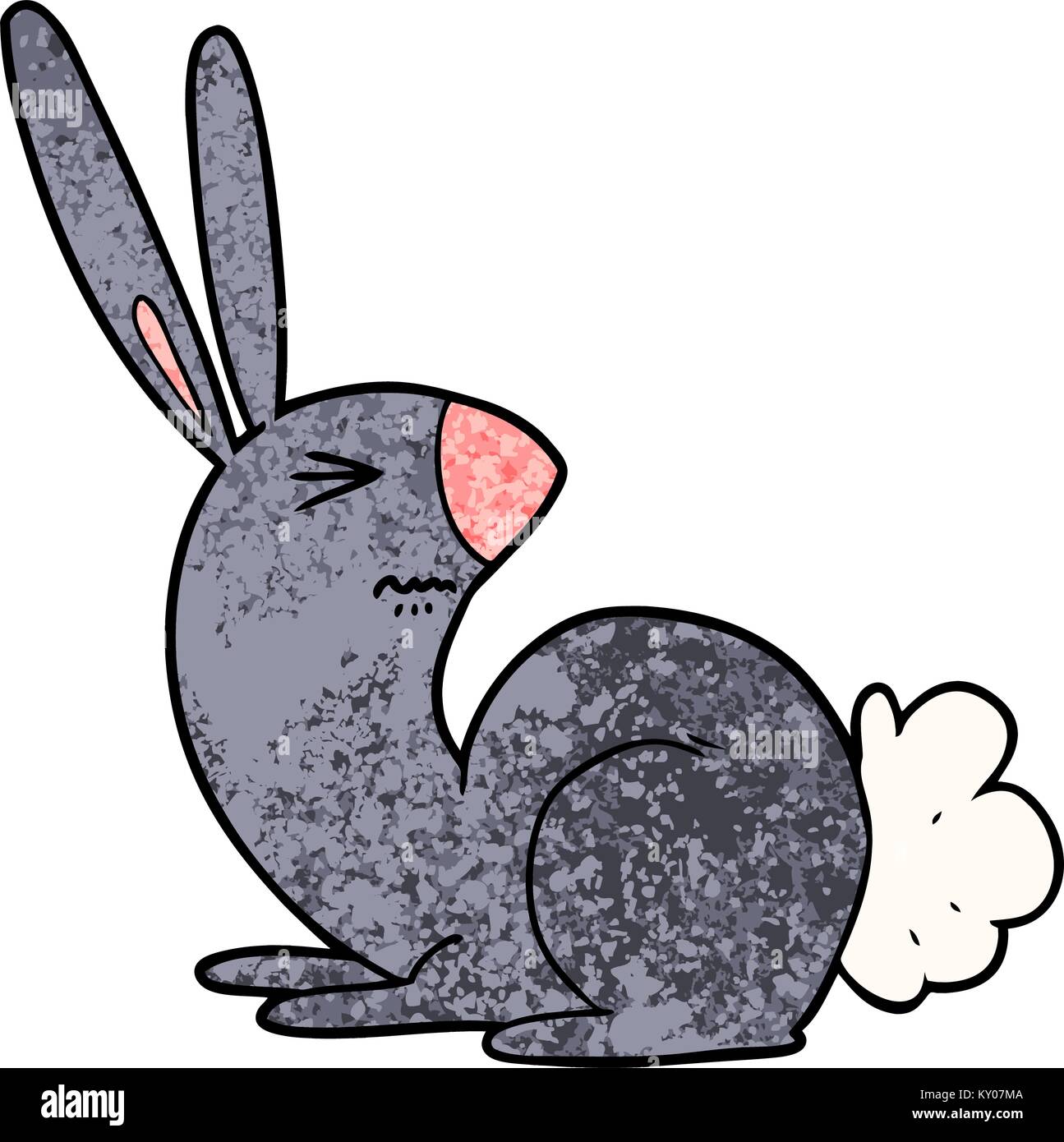cartoon annoyed rabbit Stock Vector Image & Art - Alamy