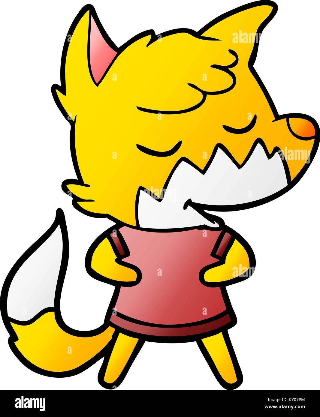 fox cartoon character Stock Vector Image & Art - Alamy