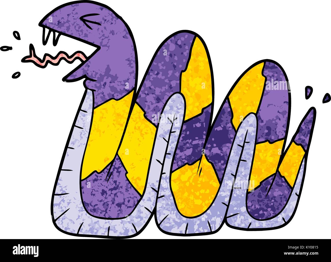 cartoon hissing snake Stock Vector Image & Art - Alamy