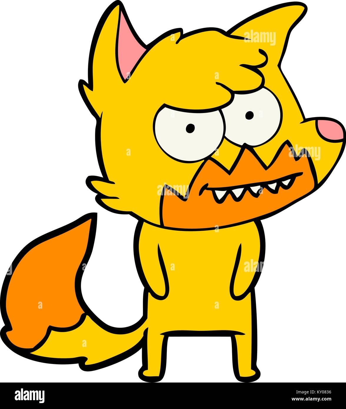 fox cartoon character Stock Vector Image & Art - Alamy