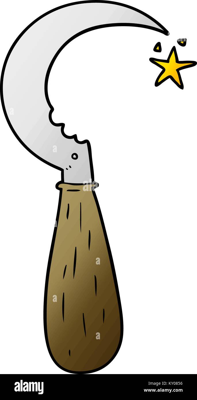 cartoon old sickle Stock Vector Image & Art - Alamy