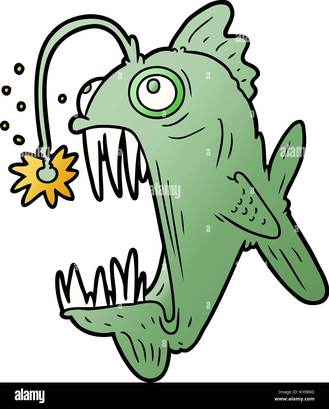 cartoon lantern fish Stock Vector Image & Art - Alamy