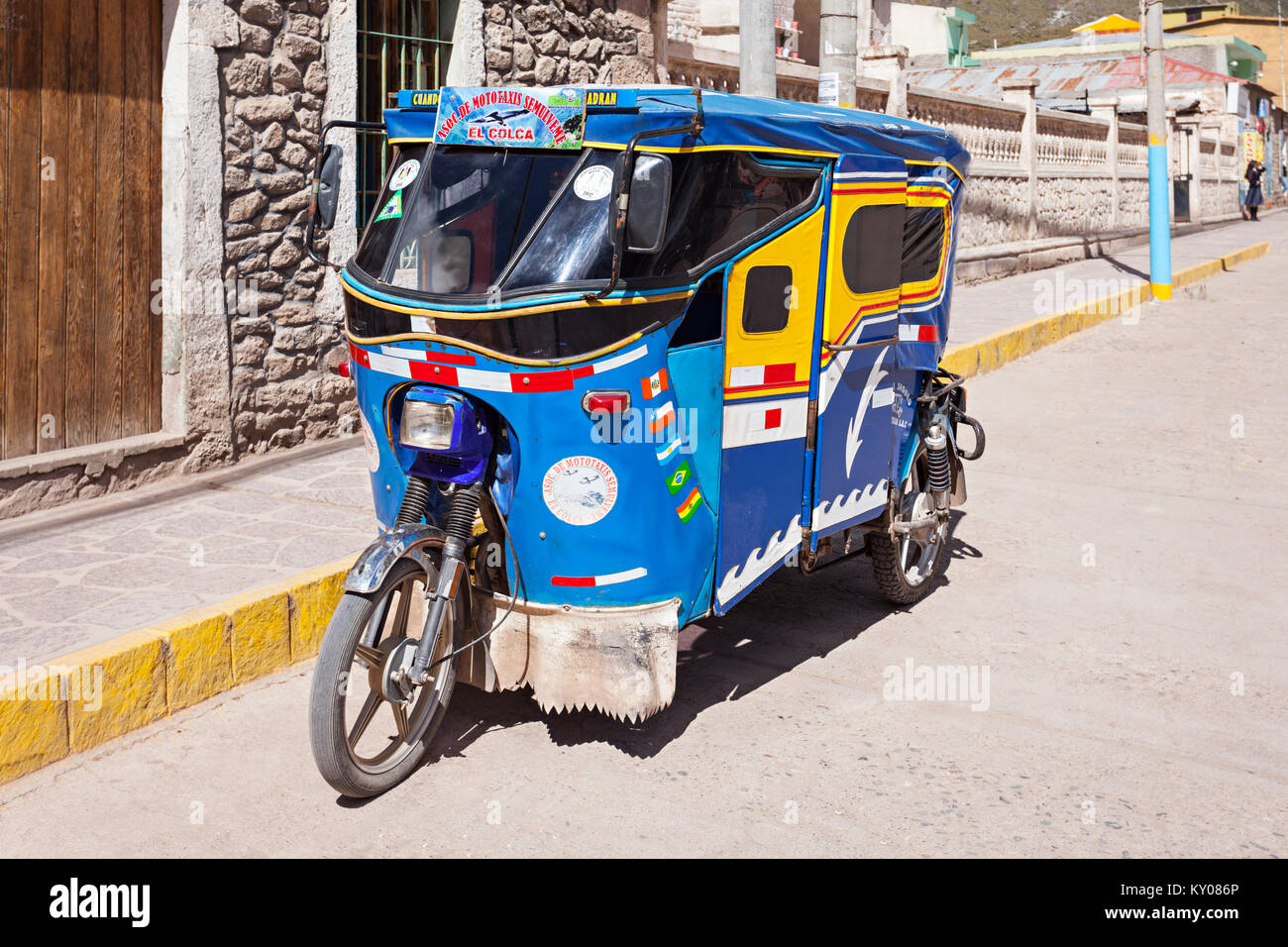 Motorcycle taxi lima peru hi-res stock photography and images - Alamy