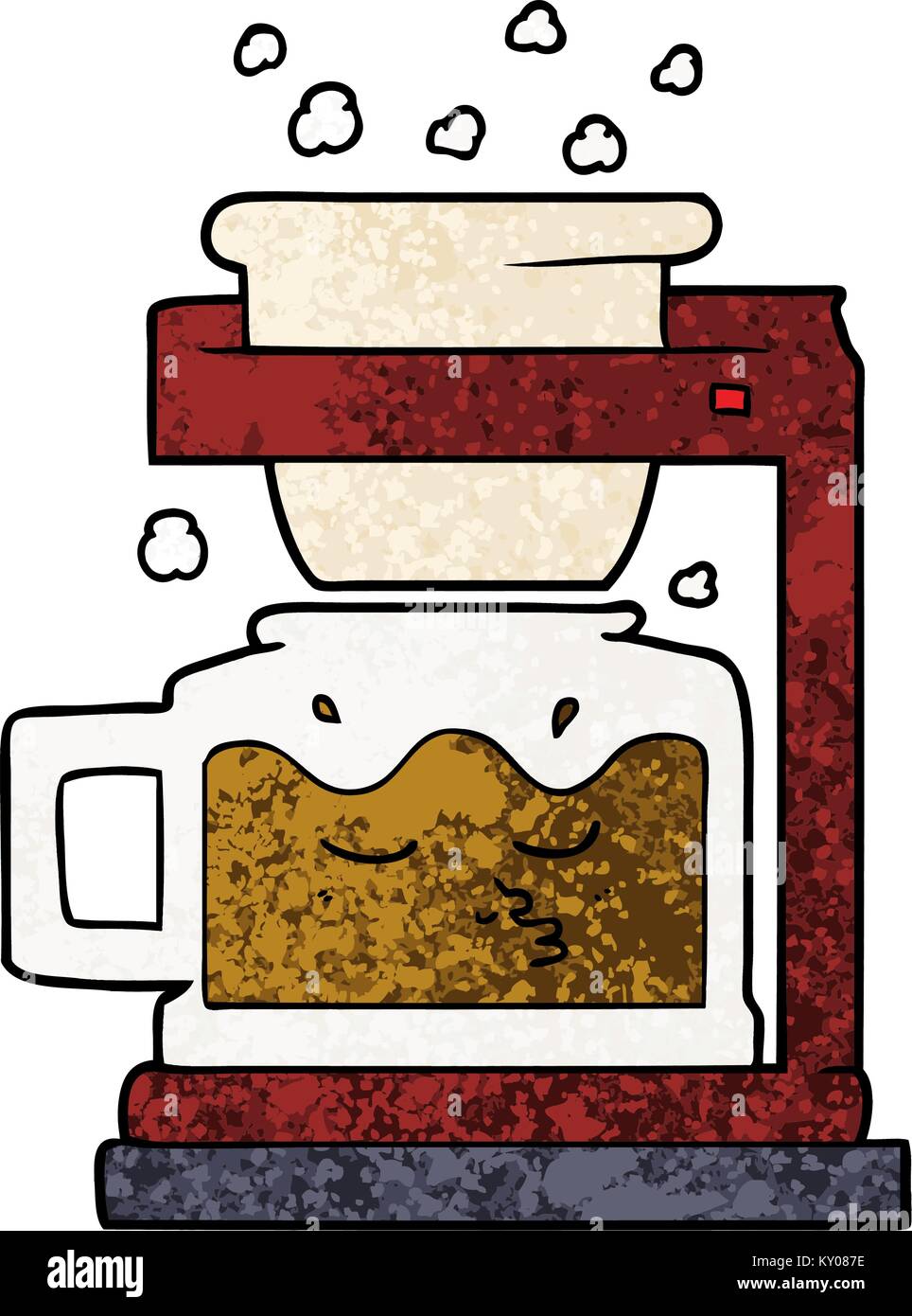 cartoon filter coffee machine Stock Vector Image & Art - Alamy