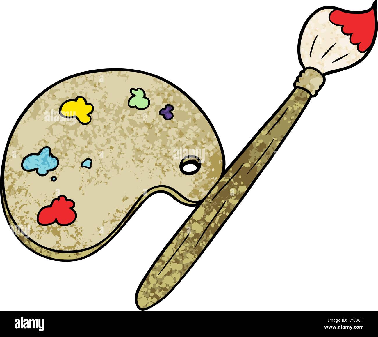 cartoon artist palette Stock Vector Image & Art - Alamy