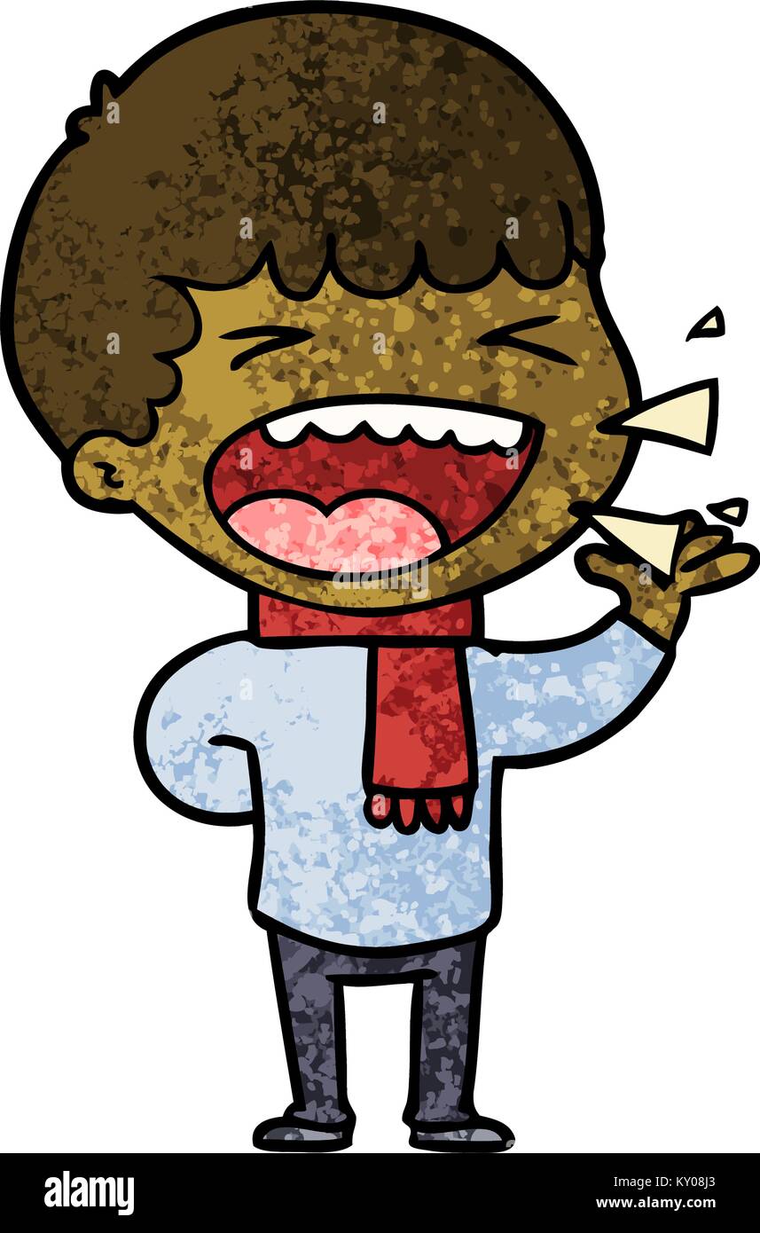 cartoon laughing man Stock Vector Image & Art - Alamy