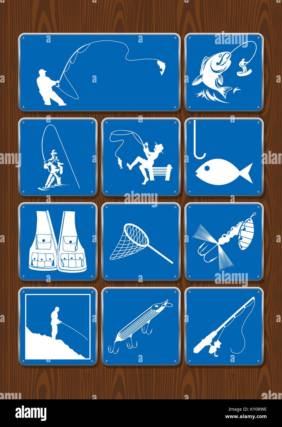 Wooden Fish Signs For Outdoors