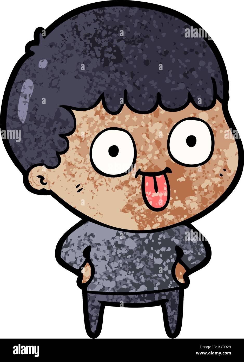 cartoon dumb kid Stock Vector Image & Art - Alamy