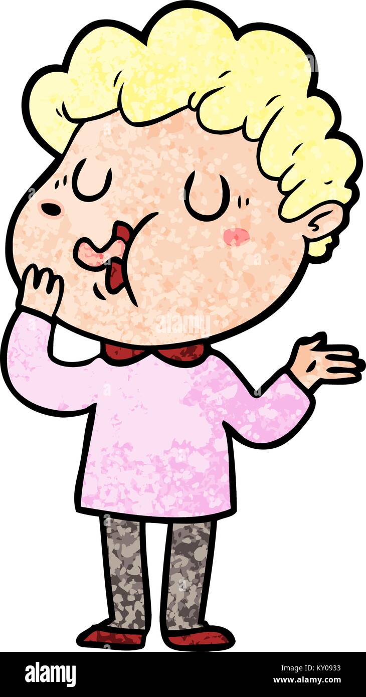 cartoon man singing Stock Vector Image & Art - Alamy