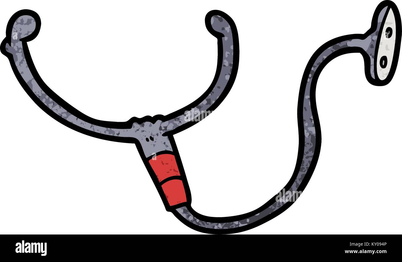 Doodle medical stethoscope instrument hi-res stock photography and ...
