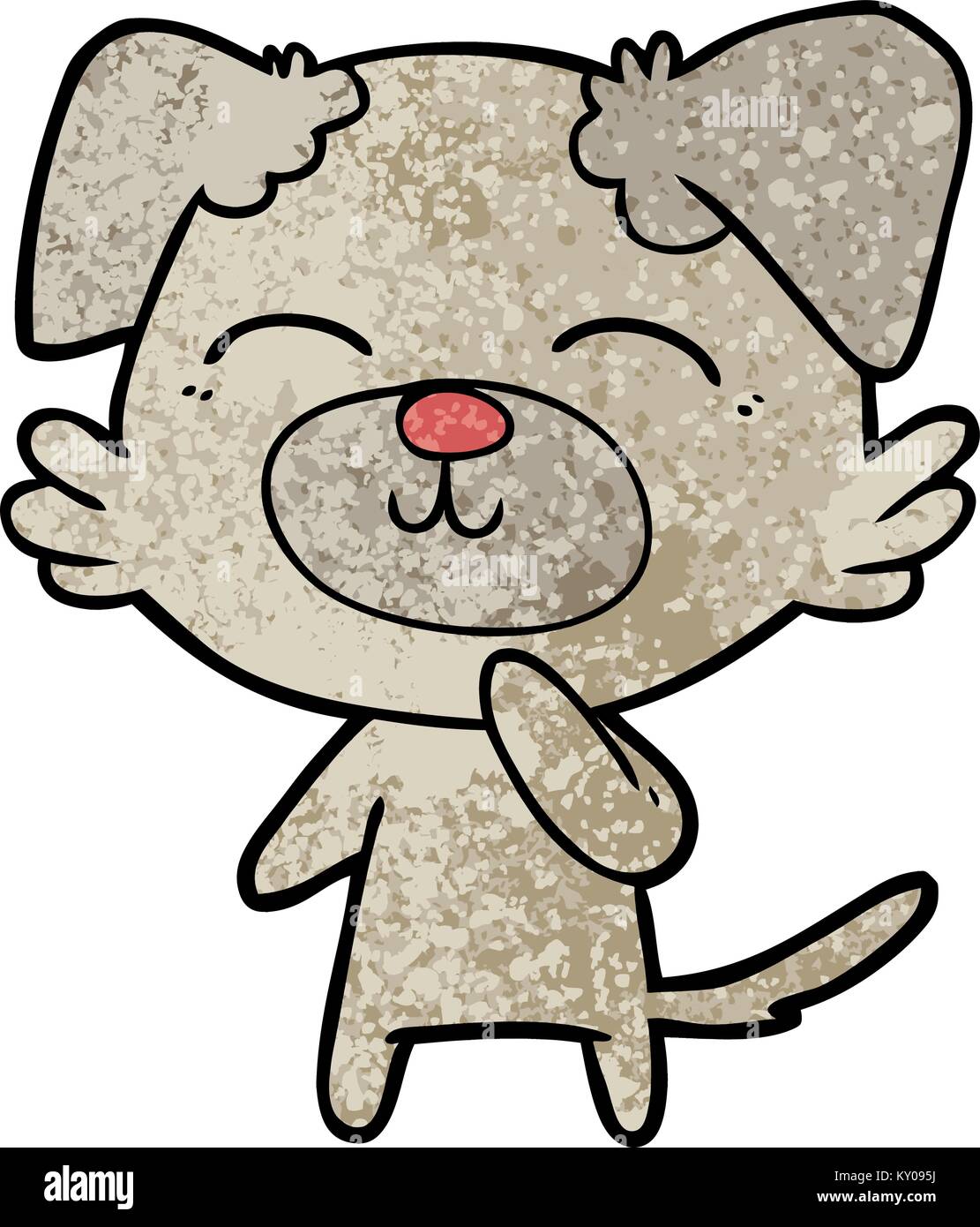 cartoon dog thinking Stock Vector Image & Art - Alamy