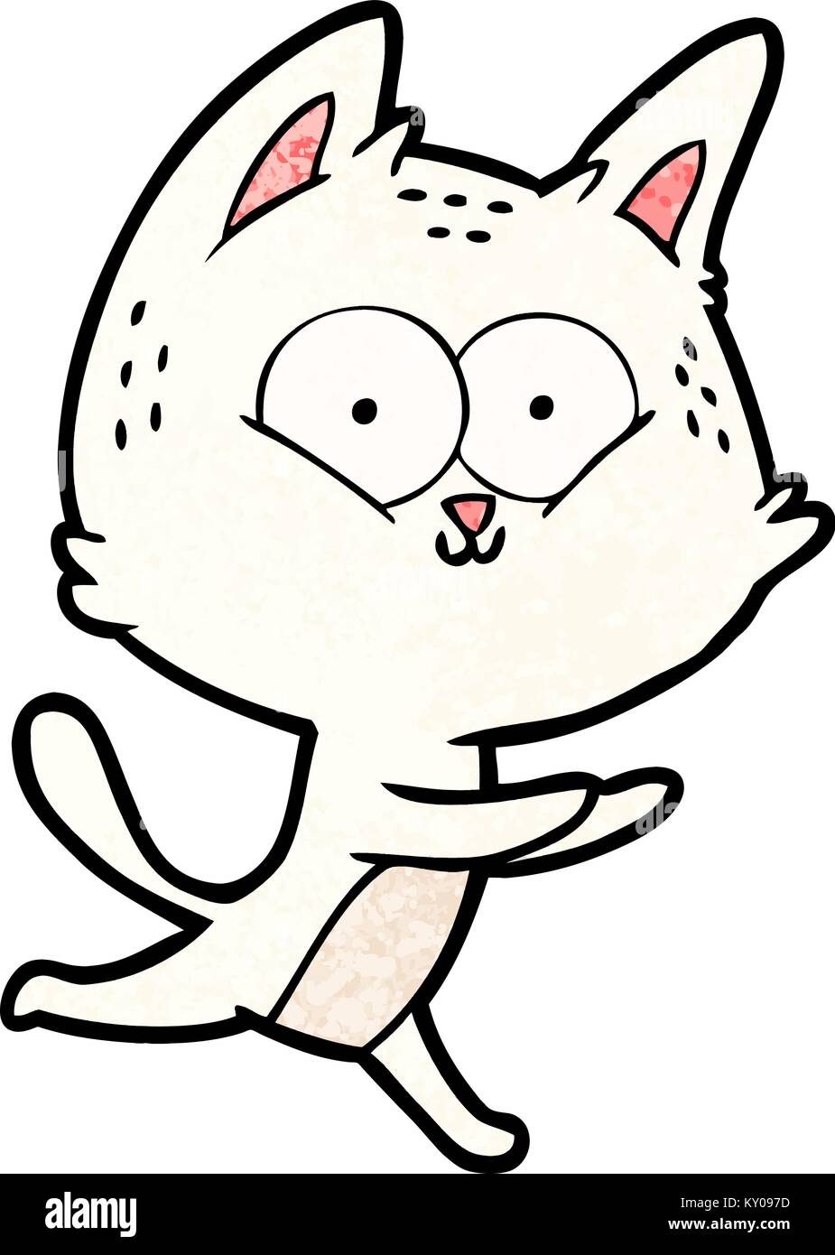 cartoon cat running Stock Vector Image & Art - Alamy