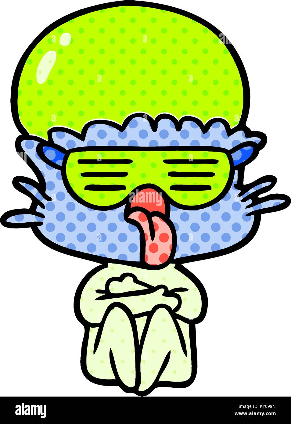 cartoon cartoon alien Stock Vector Image & Art - Alamy