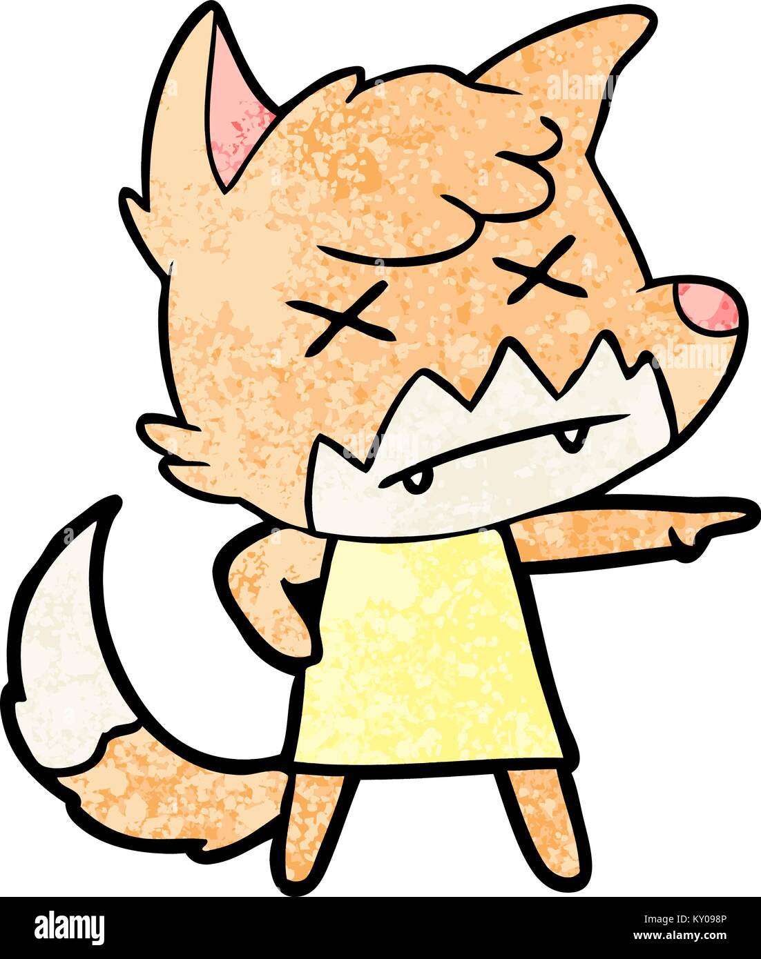 cartoon dead fox Stock Vector Image & Art - Alamy