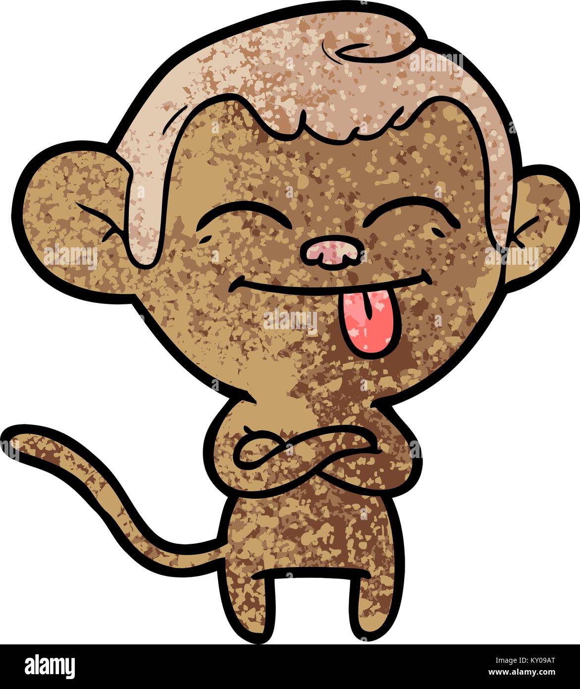 funny cartoon monkey Stock Vector Image & Art - Alamy