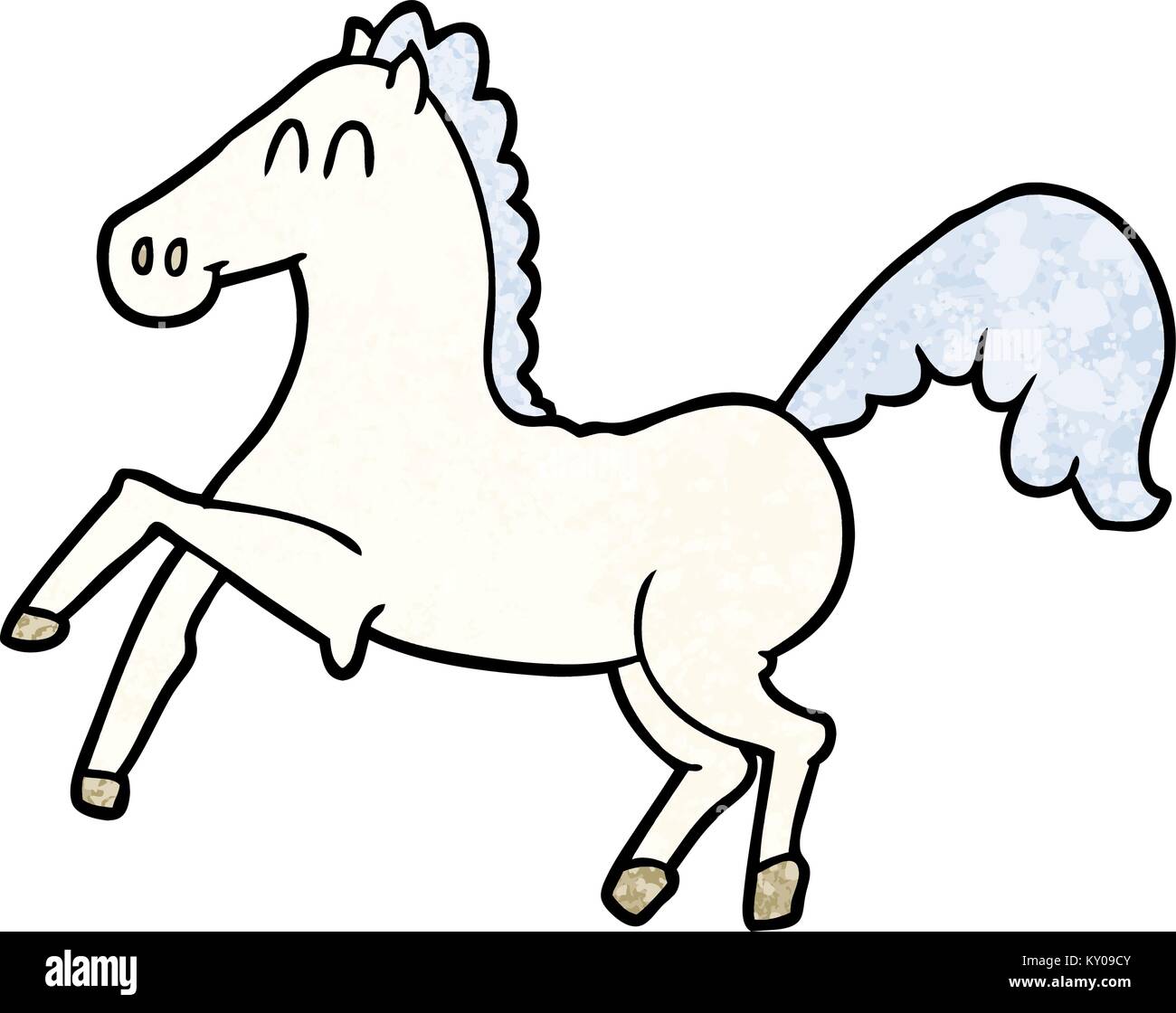 cartoon horse rearing up Stock Vector Image & Art - Alamy