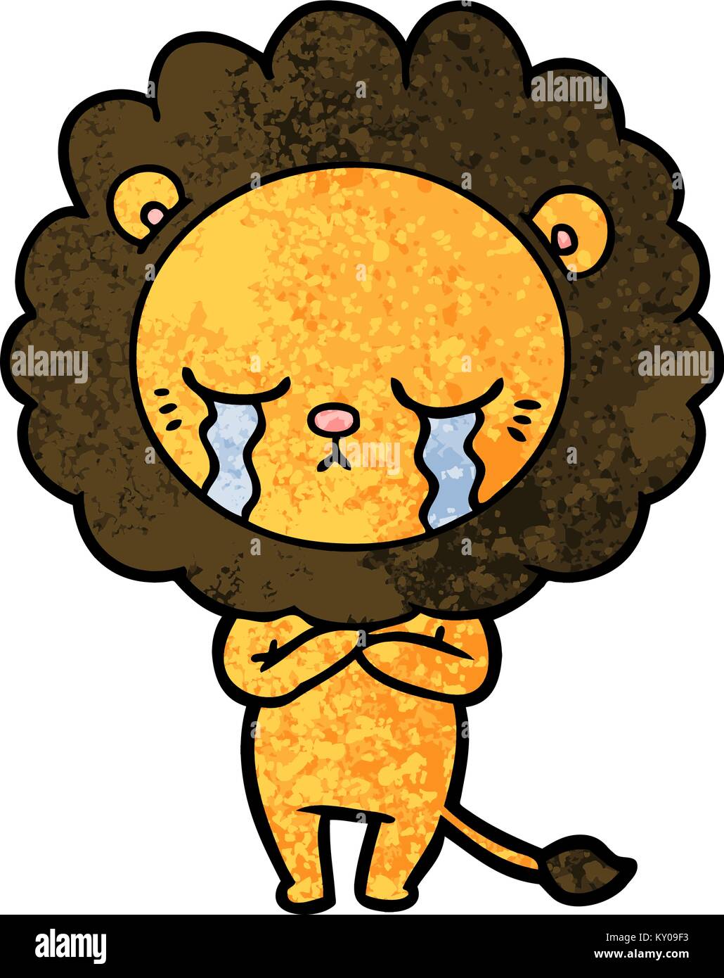 crying cartoon lion Stock Vector Image & Art - Alamy
