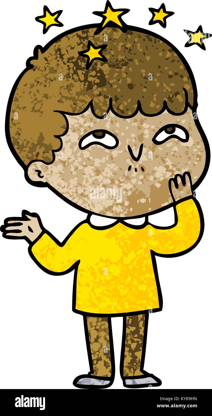 cartoon amazed boy Stock Vector Image & Art - Alamy