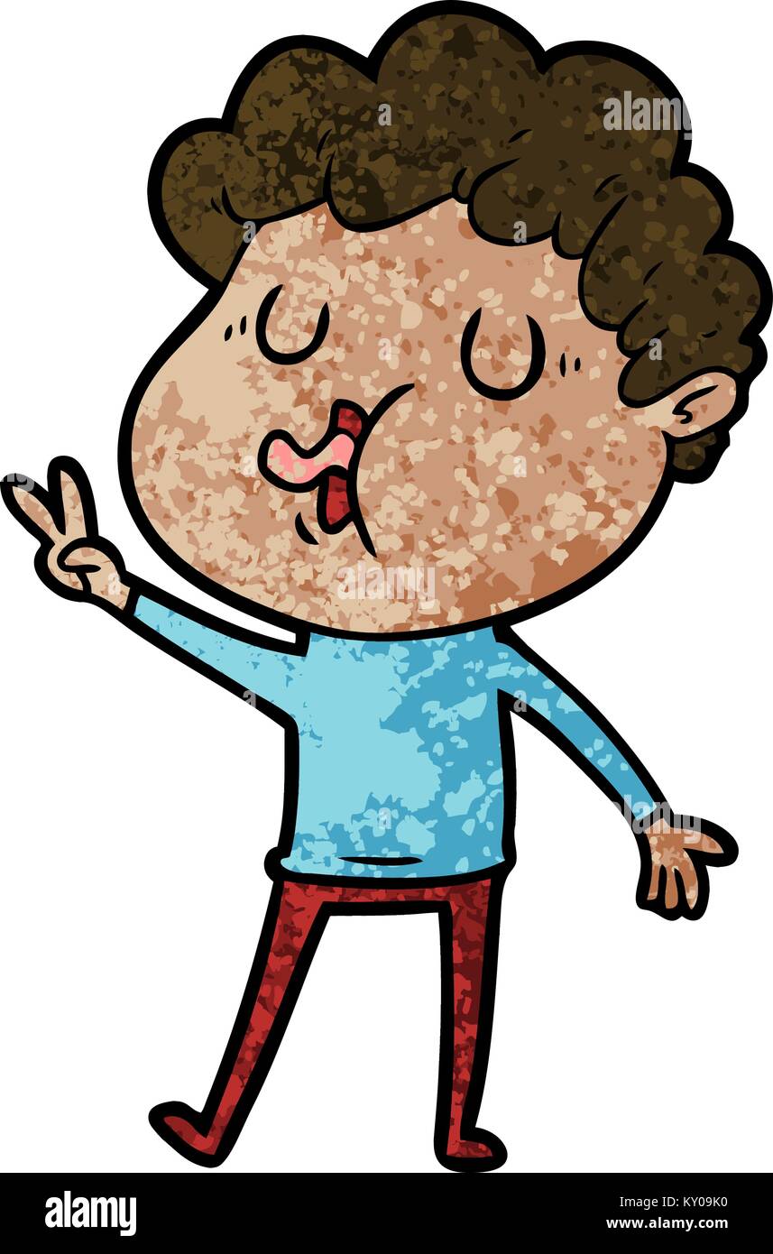 cartoon man singing Stock Vector Image & Art - Alamy