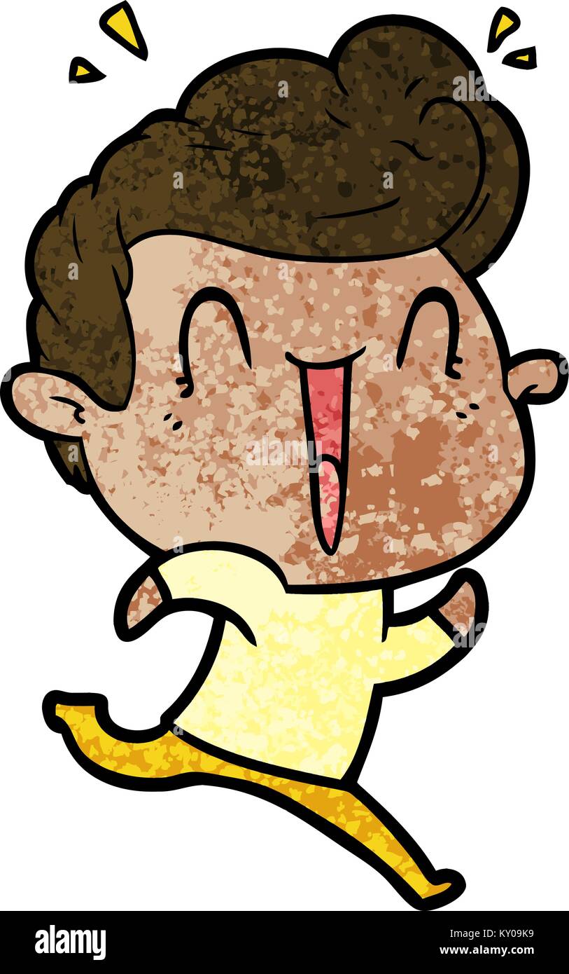 cartoon excited man Stock Vector Image & Art - Alamy
