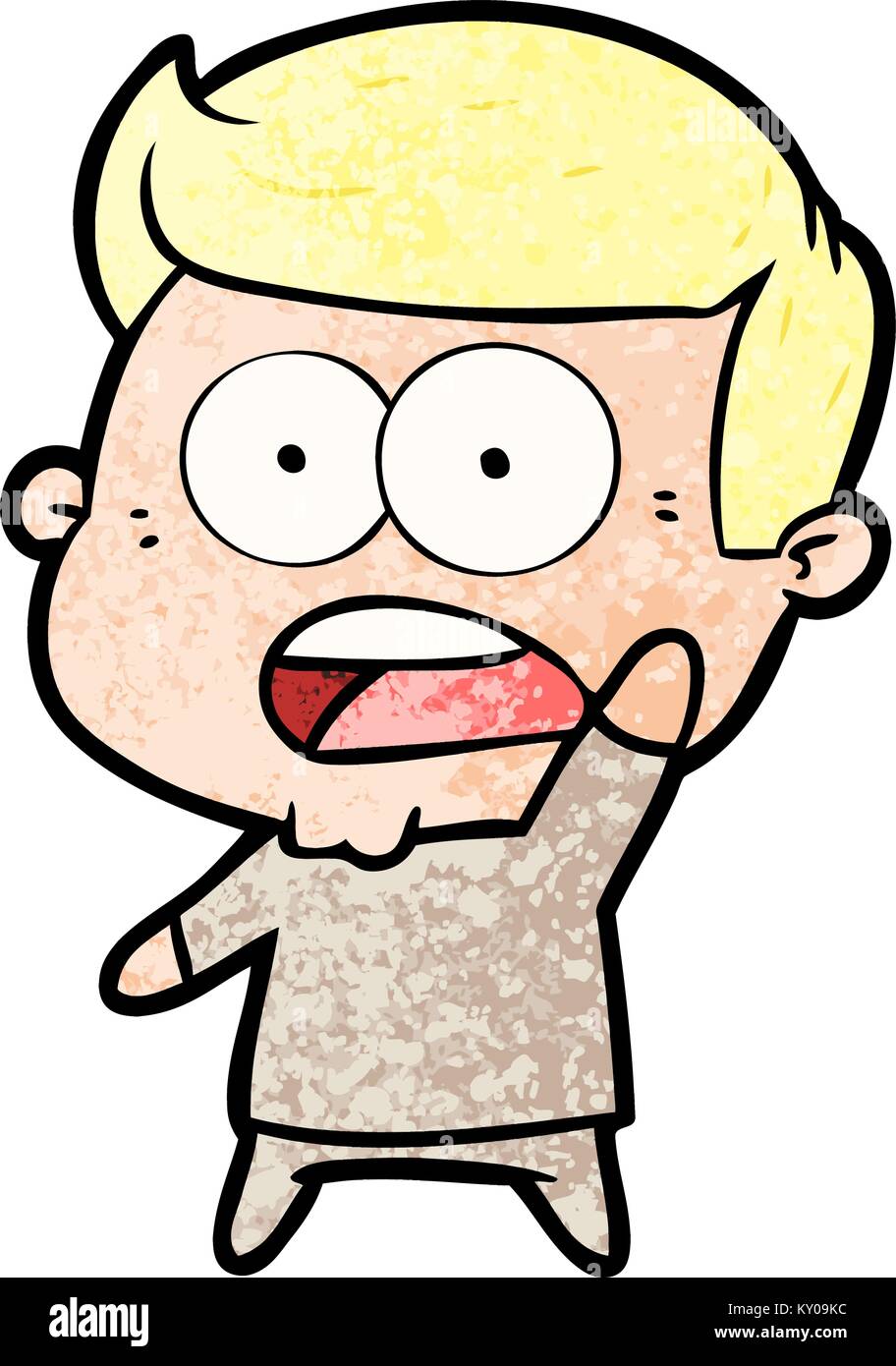 cartoon shocked man Stock Vector Image & Art - Alamy