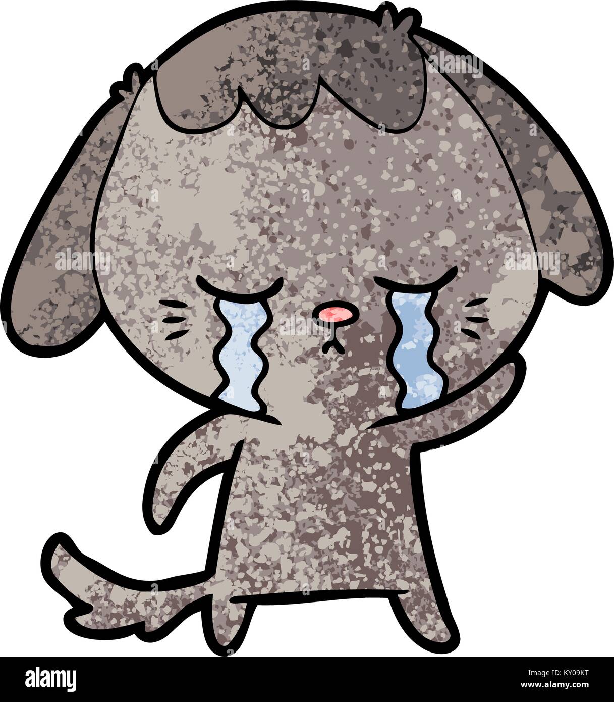 cartoon crying dog Stock Vector Image & Art - Alamy
