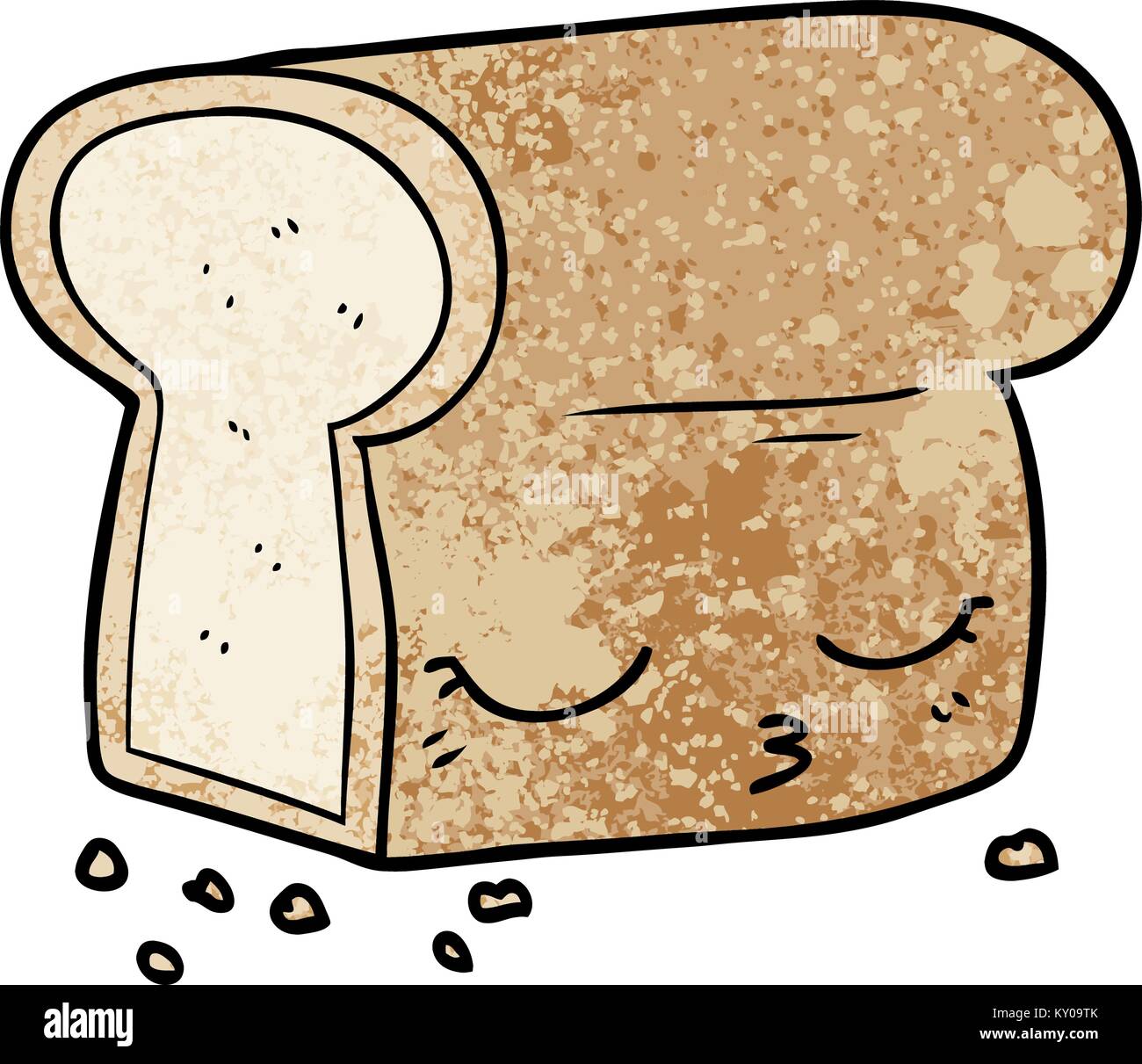 cartoon loaf of bread Stock Vector Image & Art - Alamy