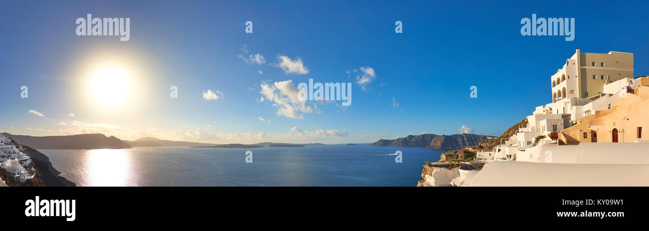 Santorini pink sunset hi-res stock photography and images - Alamy